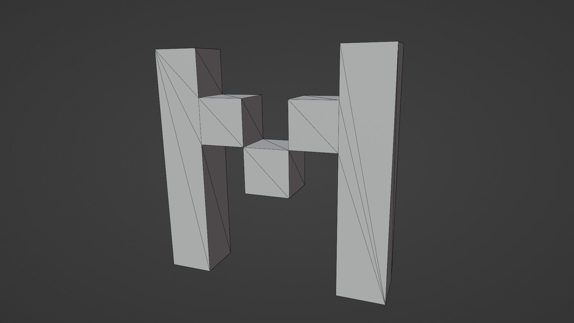 3D Pixel Letter M Model - TurboSquid 1981364