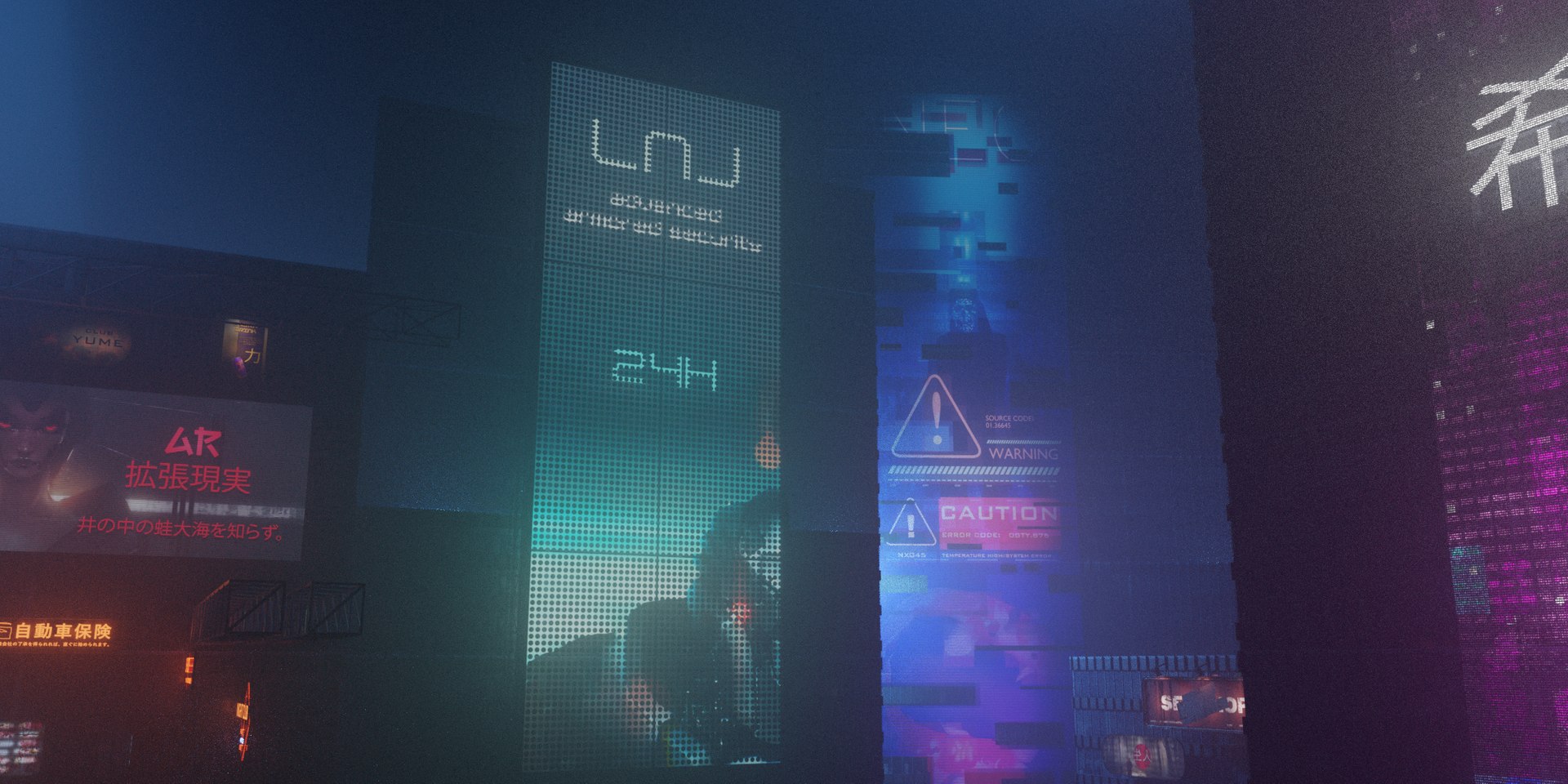 3D Neon SciFi Cyberpunk Signs - TurboSquid 2120529