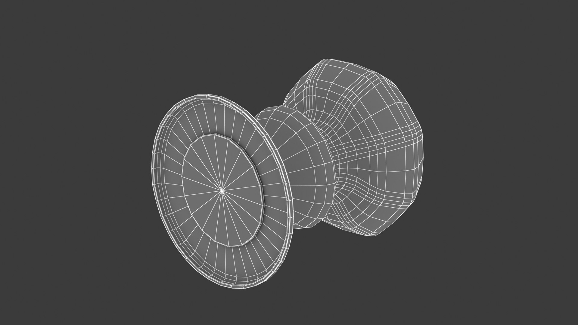 3D Model Glass Octagonal Mortice Door Knob - TurboSquid 1902293