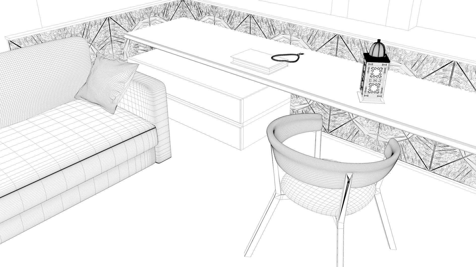 Simple Living Room 3D Model - TurboSquid 1706145