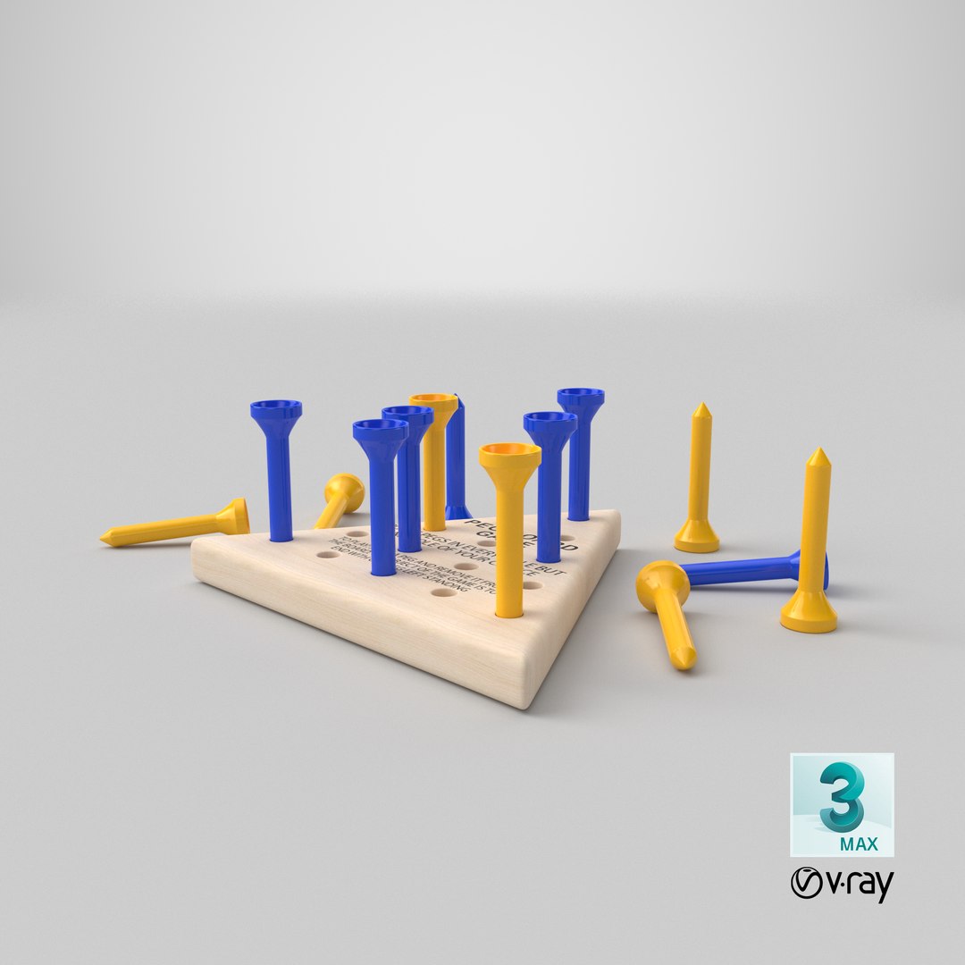 3D Peg Game Played model - TurboSquid 2046583