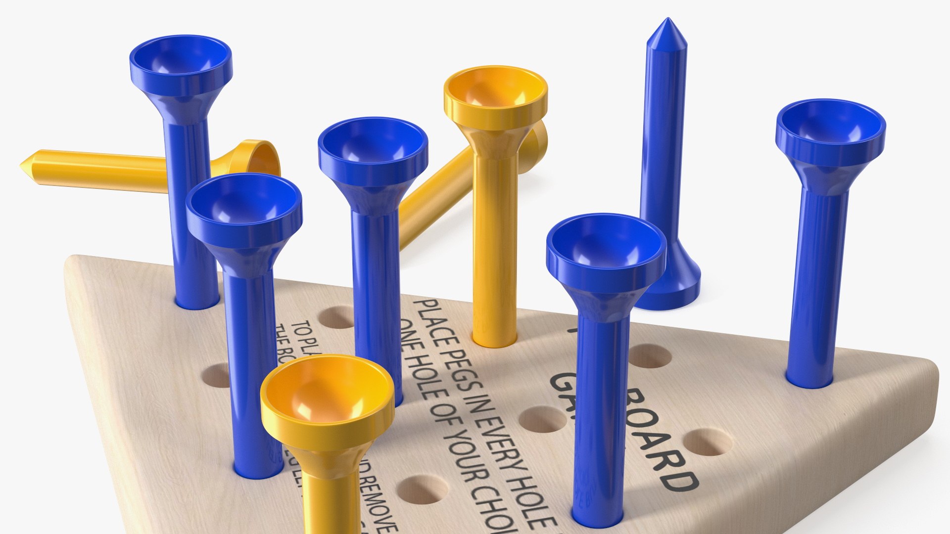3D Peg Game Played model - TurboSquid 2046583