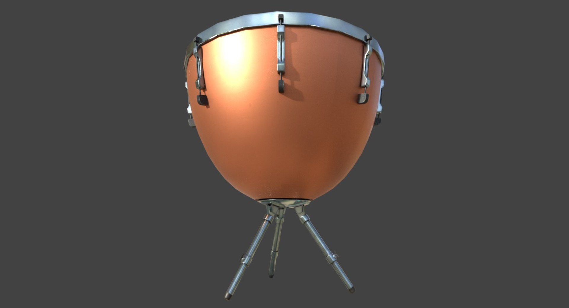 Timpani Pbr Unity 3D Model - TurboSquid 1166408
