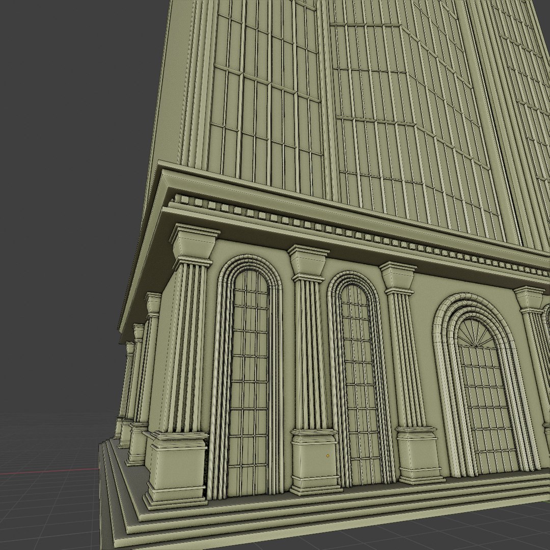 3D scifi steampunk building model - TurboSquid 1573677