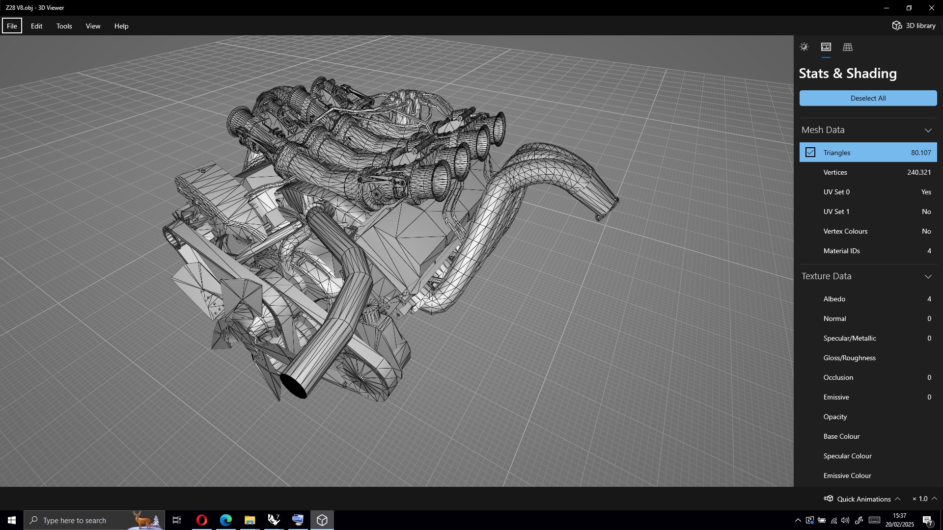 Bumblebee Z28 Camaro Custom V8 Engine 3D Model - TurboSquid 2359157
