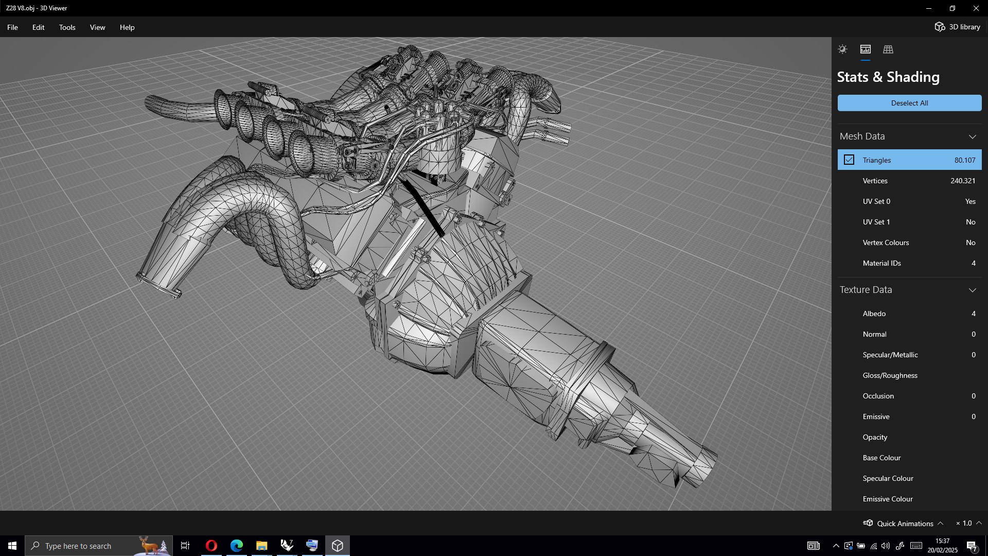 Bumblebee Z28 Camaro Custom V8 Engine 3D Model - TurboSquid 2359157