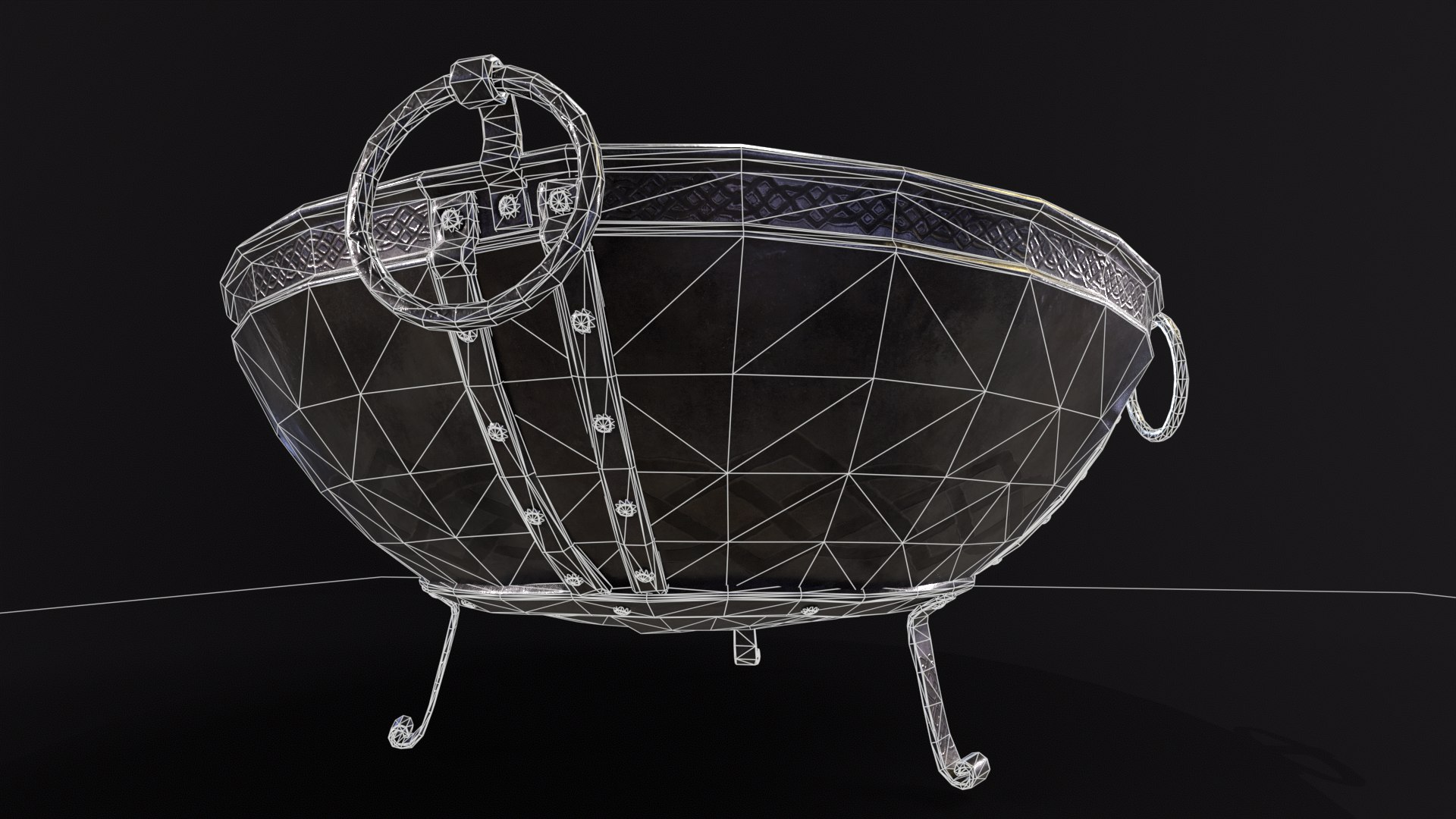 Viking Fire Pit 3D Model - TurboSquid 2197066