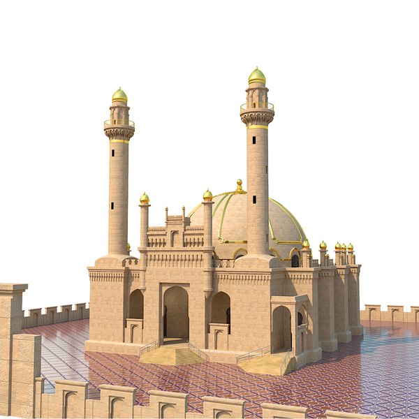 Mosque Teze Pir NEW 3D model - TurboSquid 1715127