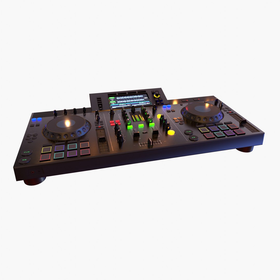 3D Model DJ Controller - TurboSquid 2292892