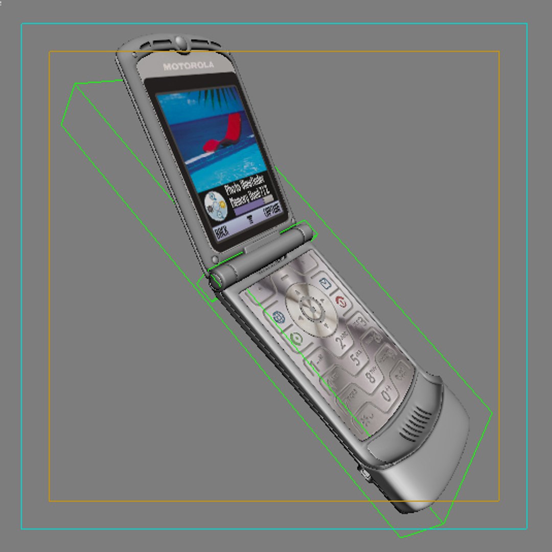 3ds Max Motorola V3 Cellular Phone