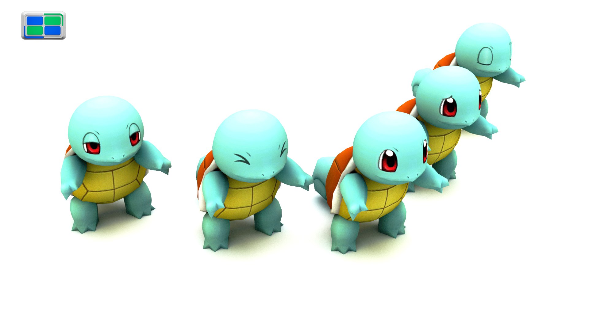 3d Max Pokemon Squidos