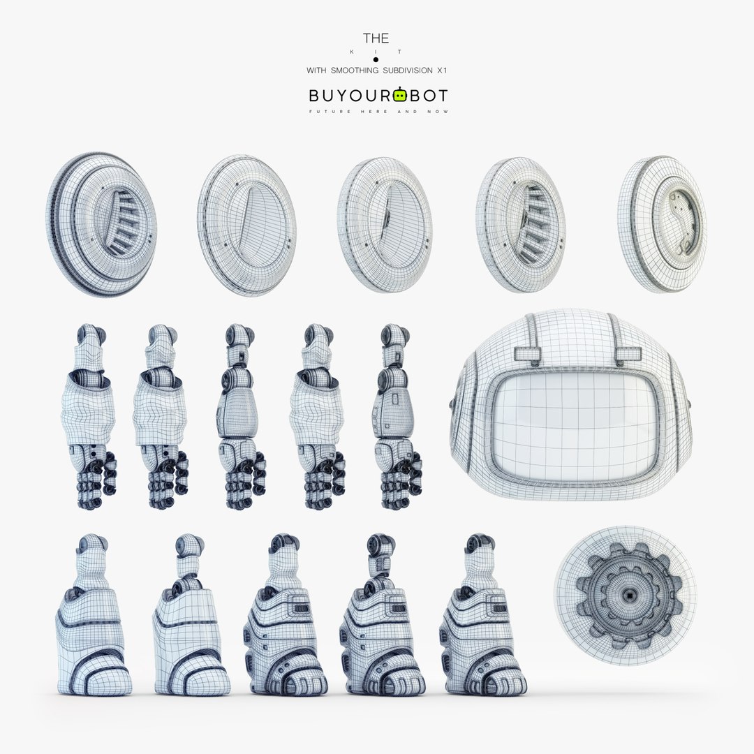 Lovely Robot - Companion 3D Model - TurboSquid 1473959