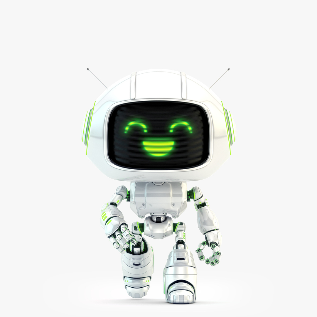 Lovely Robot - Companion 3D Model - TurboSquid 1473959