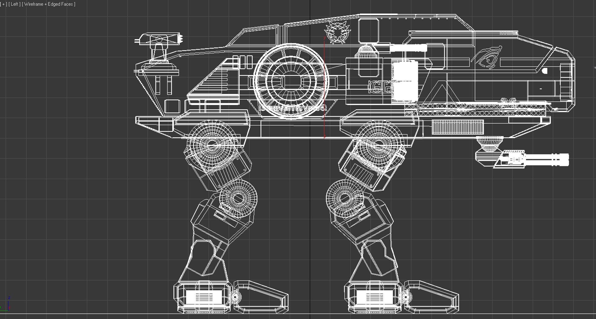 Aw-12 Mastodon Gdi Walker 3D Model - TurboSquid 1207912