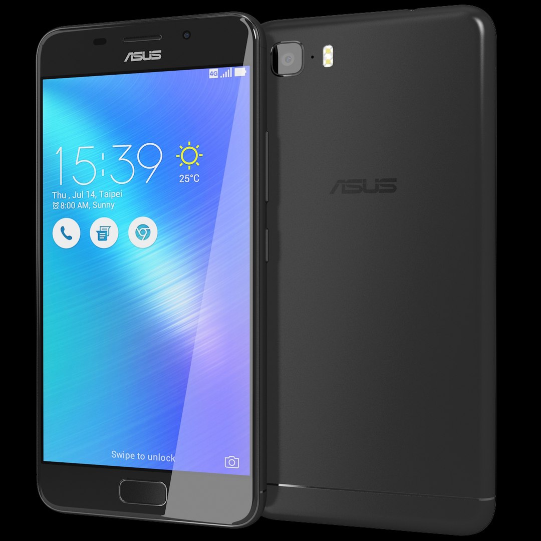 3d model of realistic asus zenfone 3s