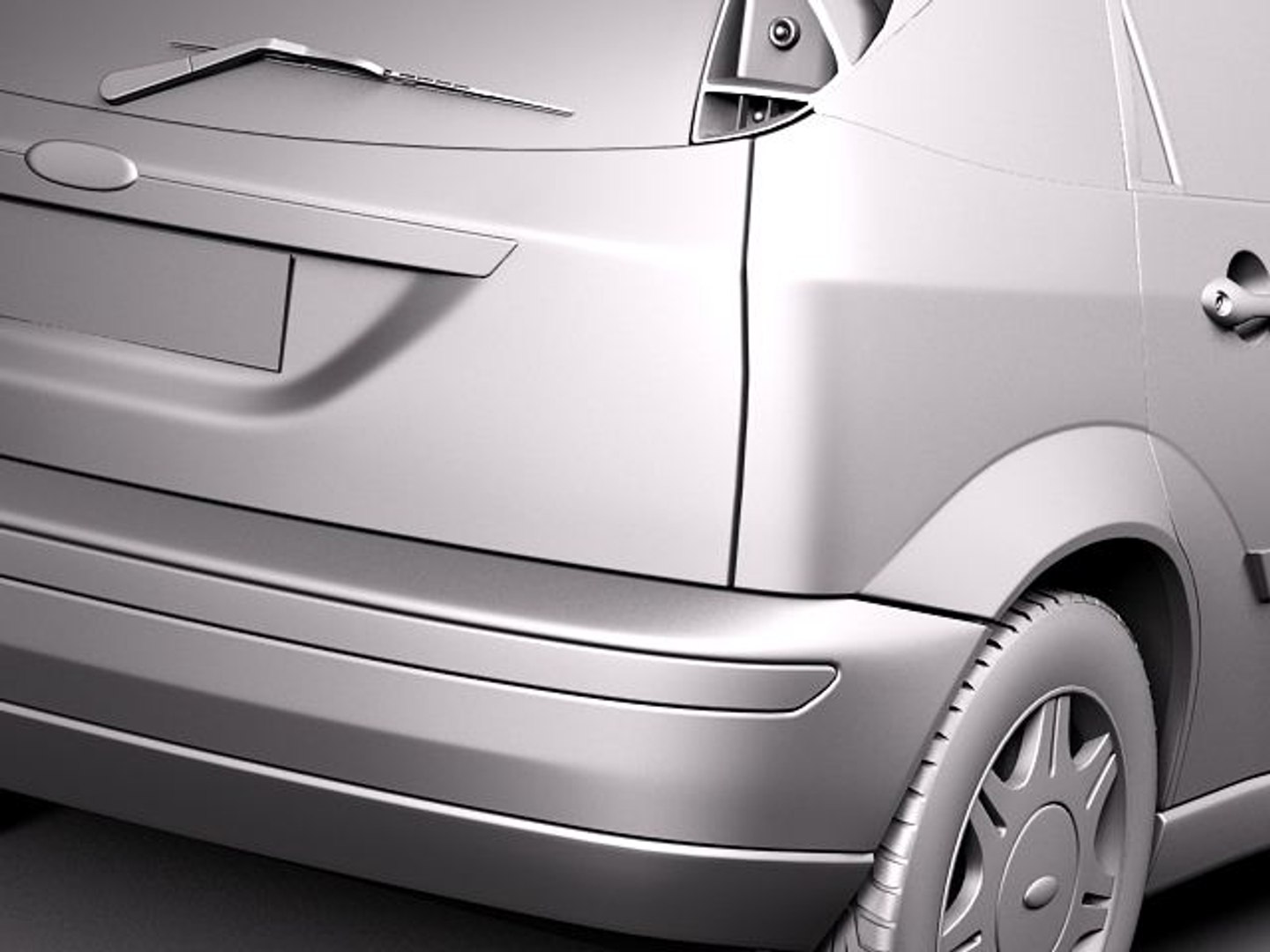 focus 1998 2003 5door obj