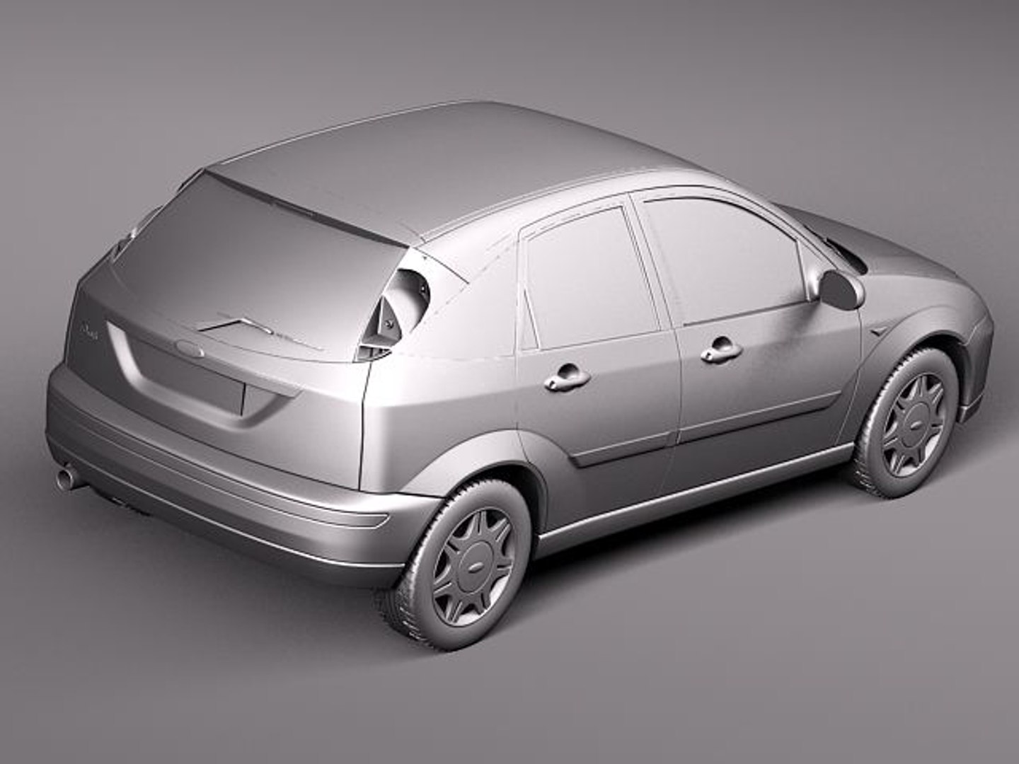 focus 1998 2003 5door obj