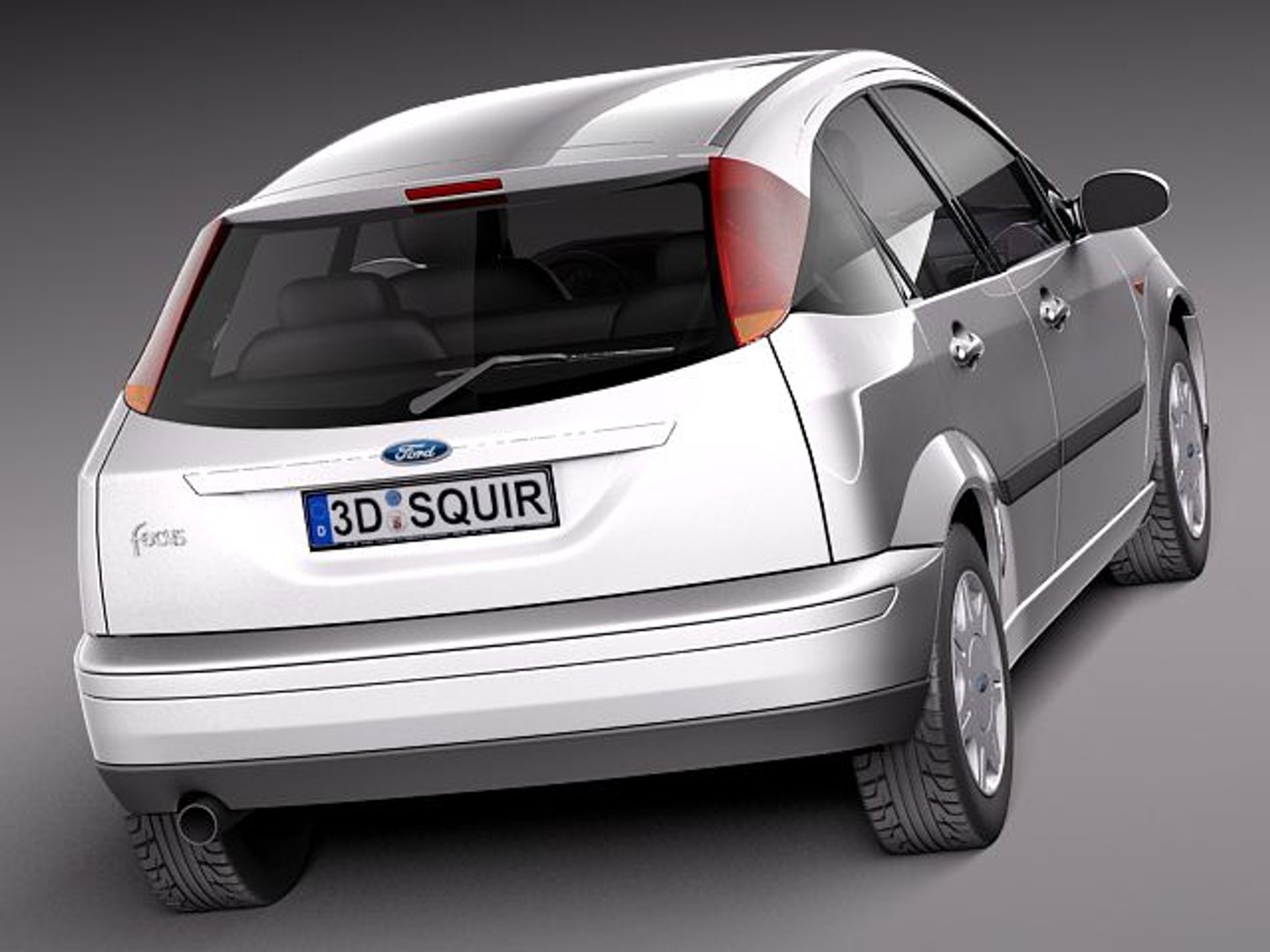 focus 1998 2003 5door obj