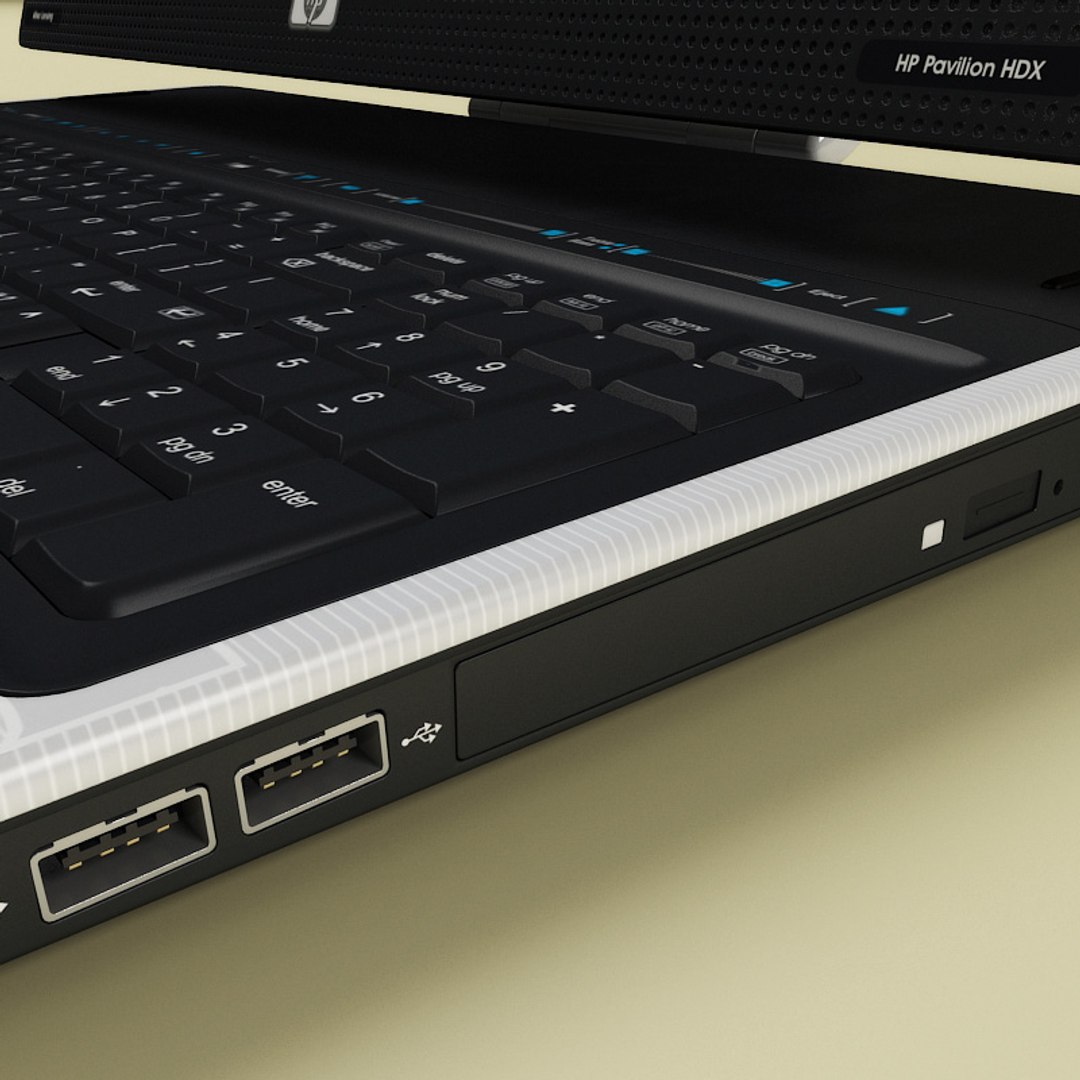 3d model hp pavilion hdx 9000