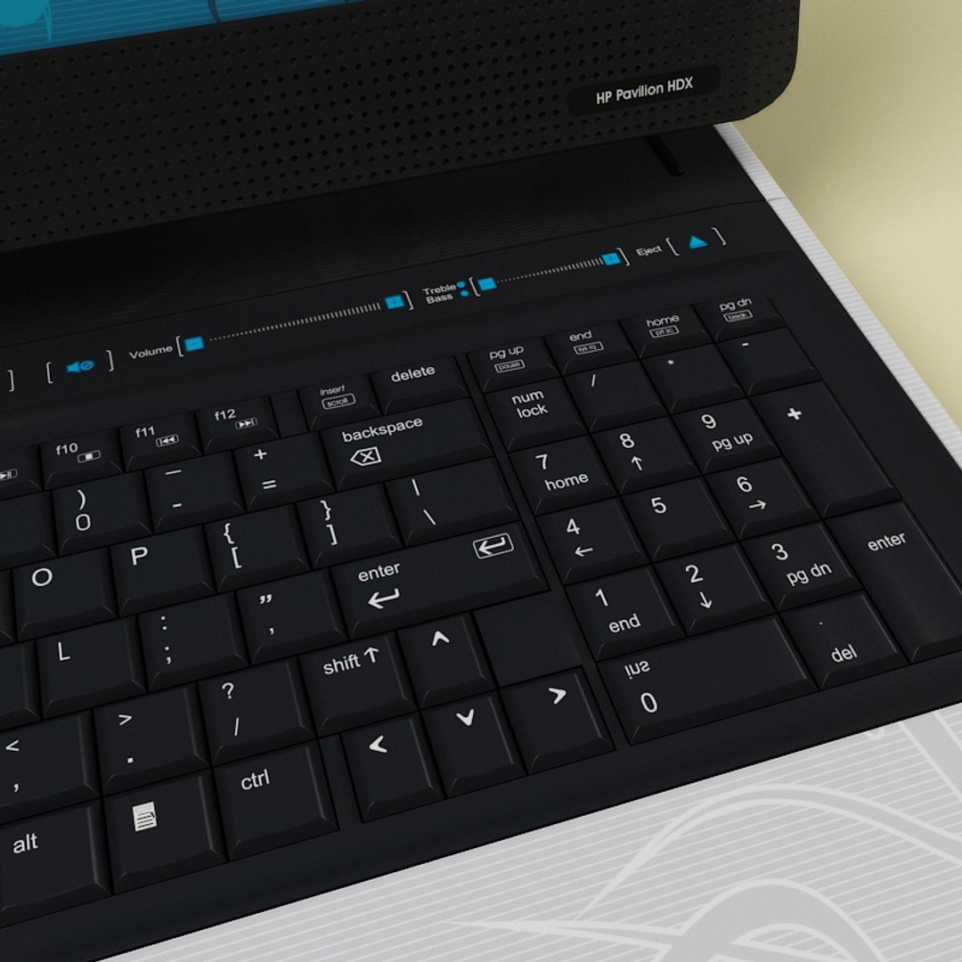 3d model hp pavilion hdx 9000