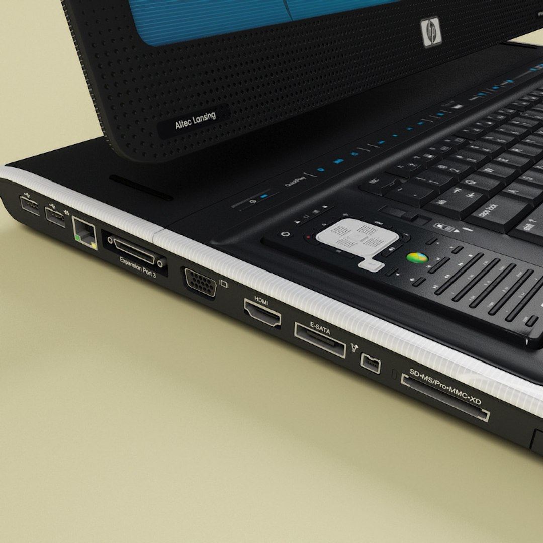 3d model hp pavilion hdx 9000