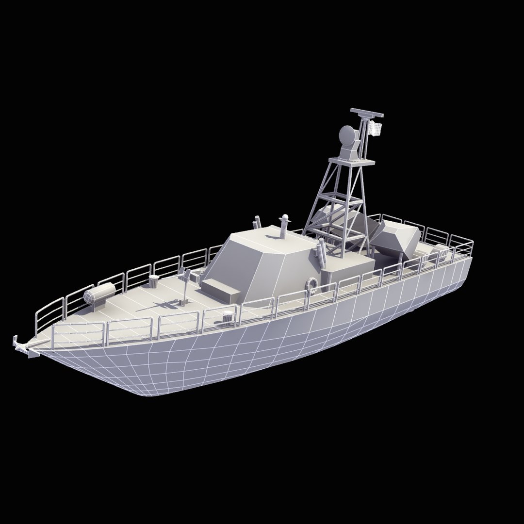 Dvora Class Patrol Boat Dwg