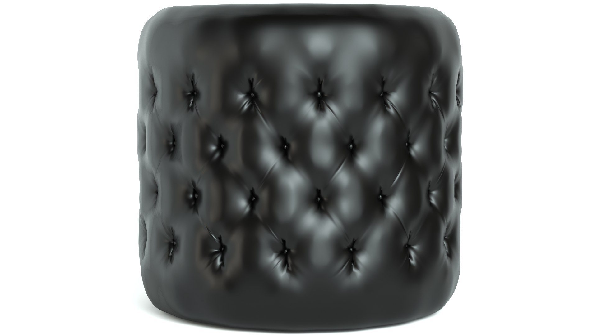 Realistic Leather Puff 3D - TurboSquid 1977664