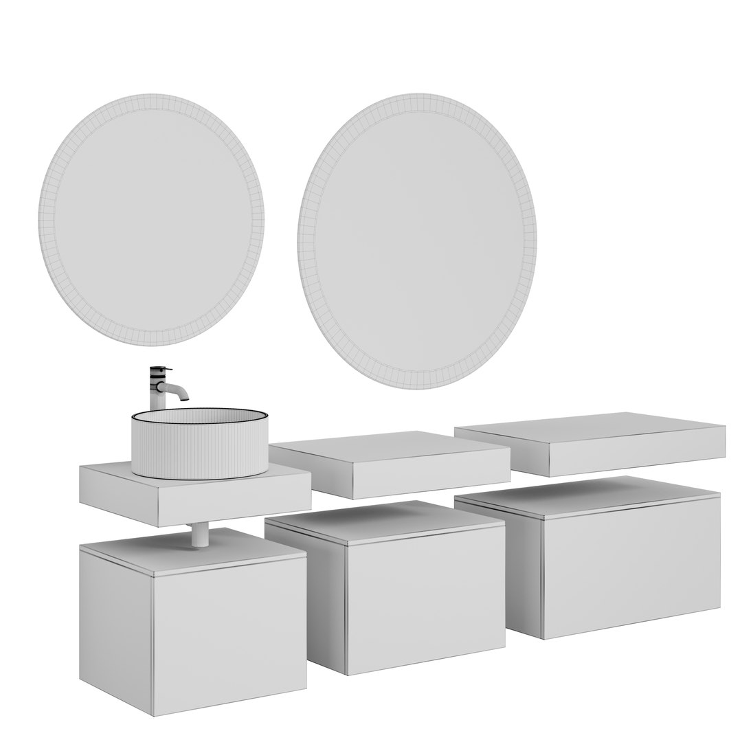 Stworki Olborg 50-60-80 And Malme Mirror 3D Model - TurboSquid 2189588