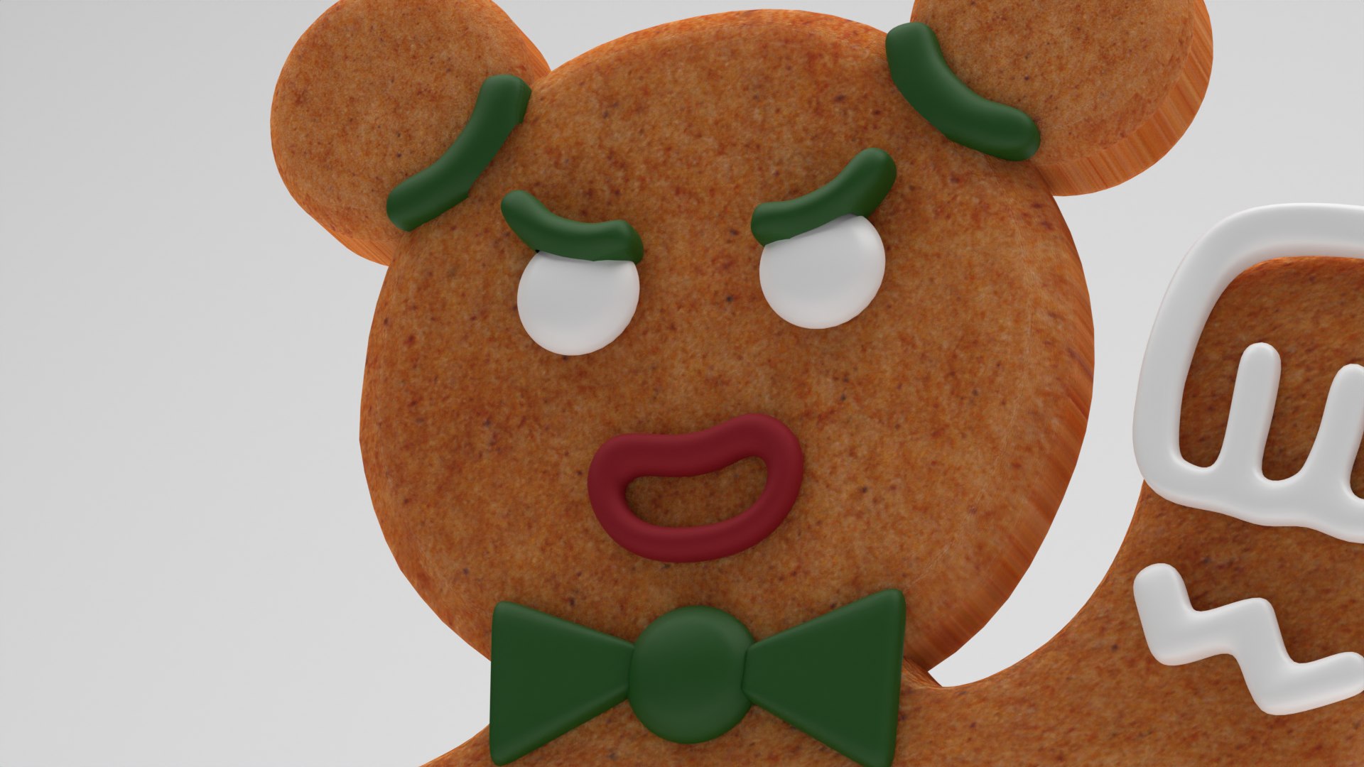 Angry Gingerbread Woman 3D Model - TurboSquid 1971129