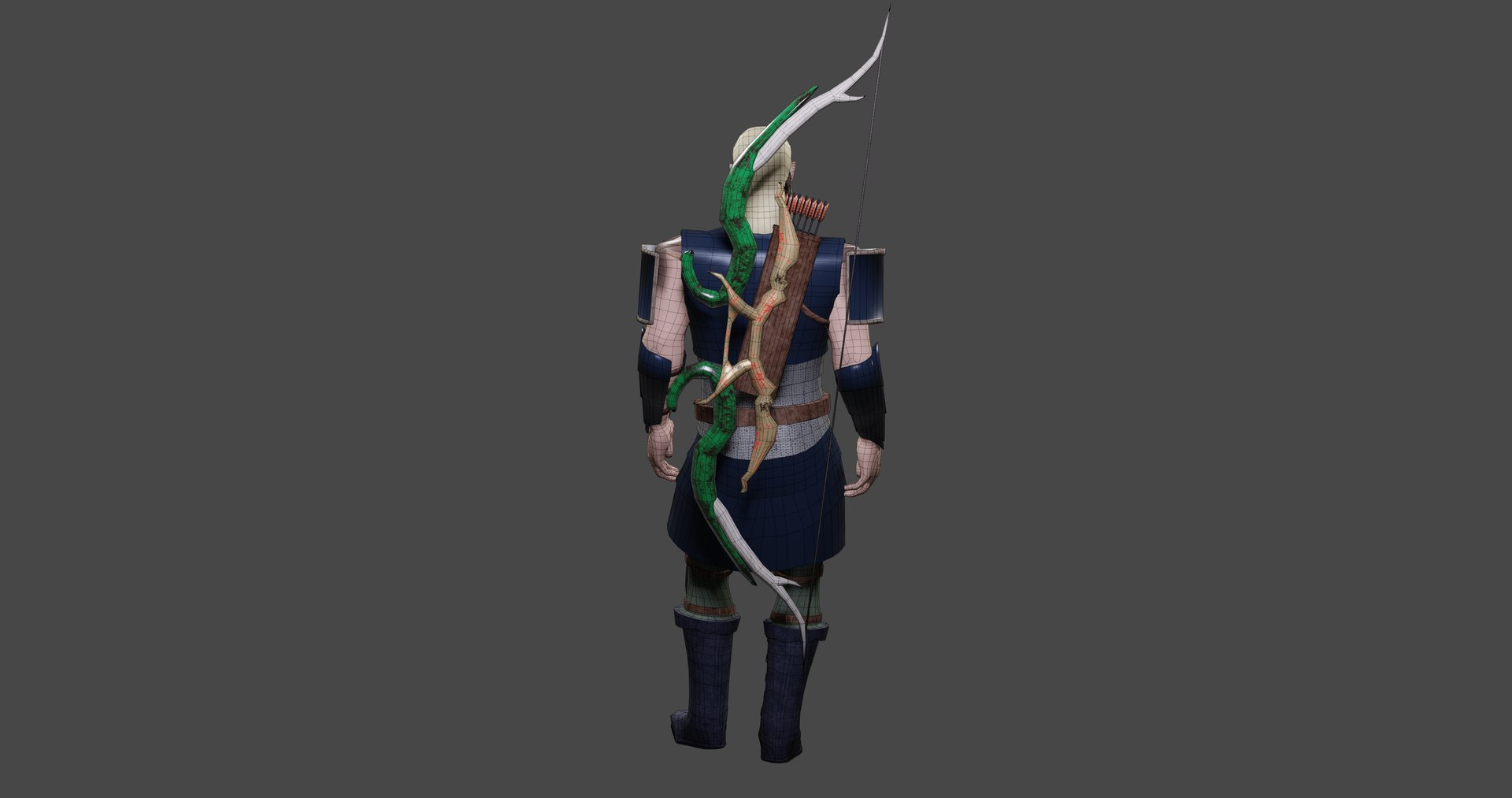 3D Character Bow Model - TurboSquid 1471554