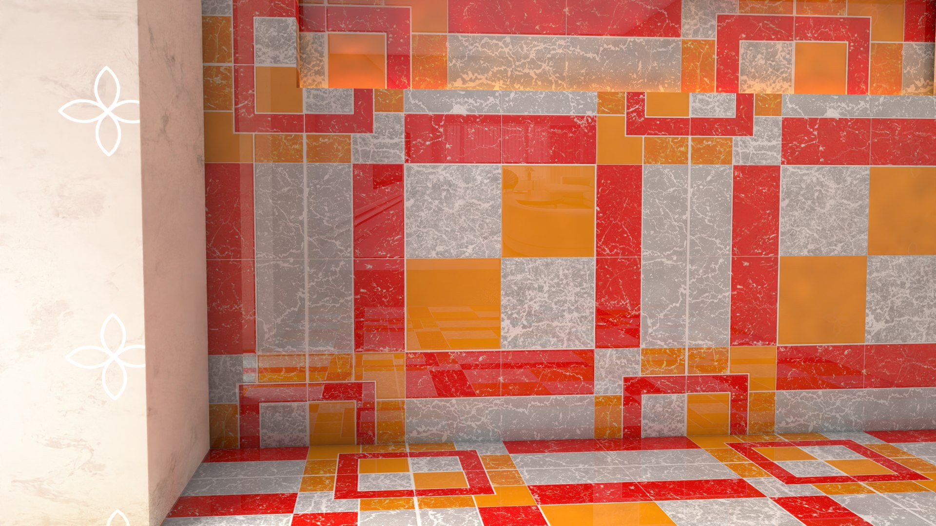 3D 5 Texture PBR 8K Floor Tiles C4D Physical Render - TurboSquid 1834705