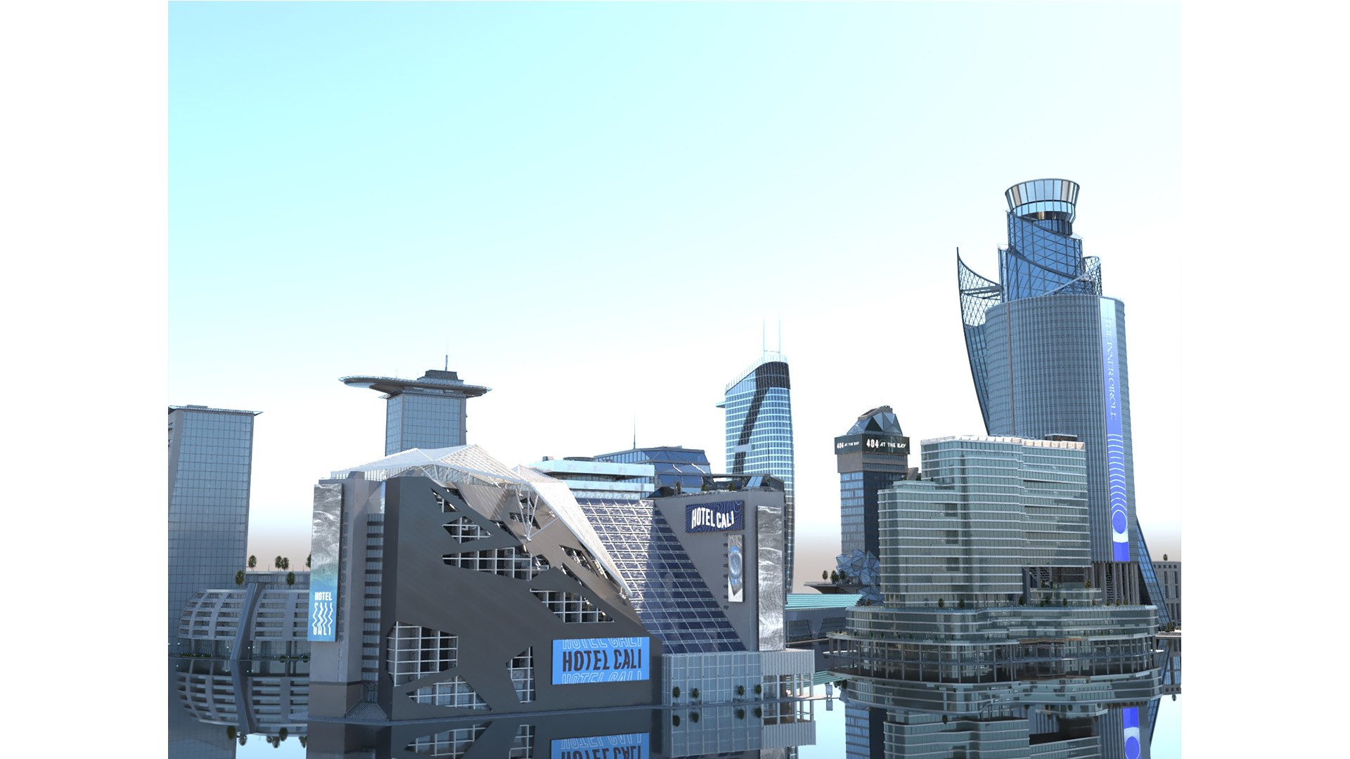 3D Future Tower 2 - TurboSquid 2106150