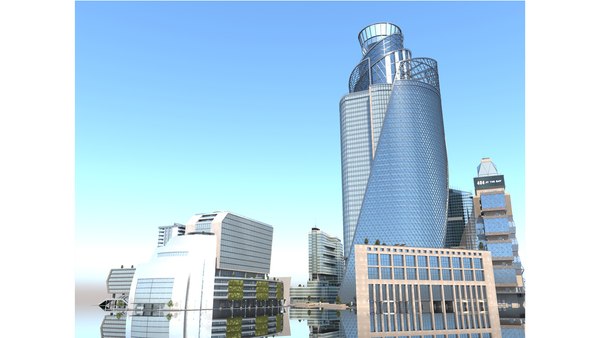 modelo 3d Torre del futuro 2 - TurboSquid 2106150