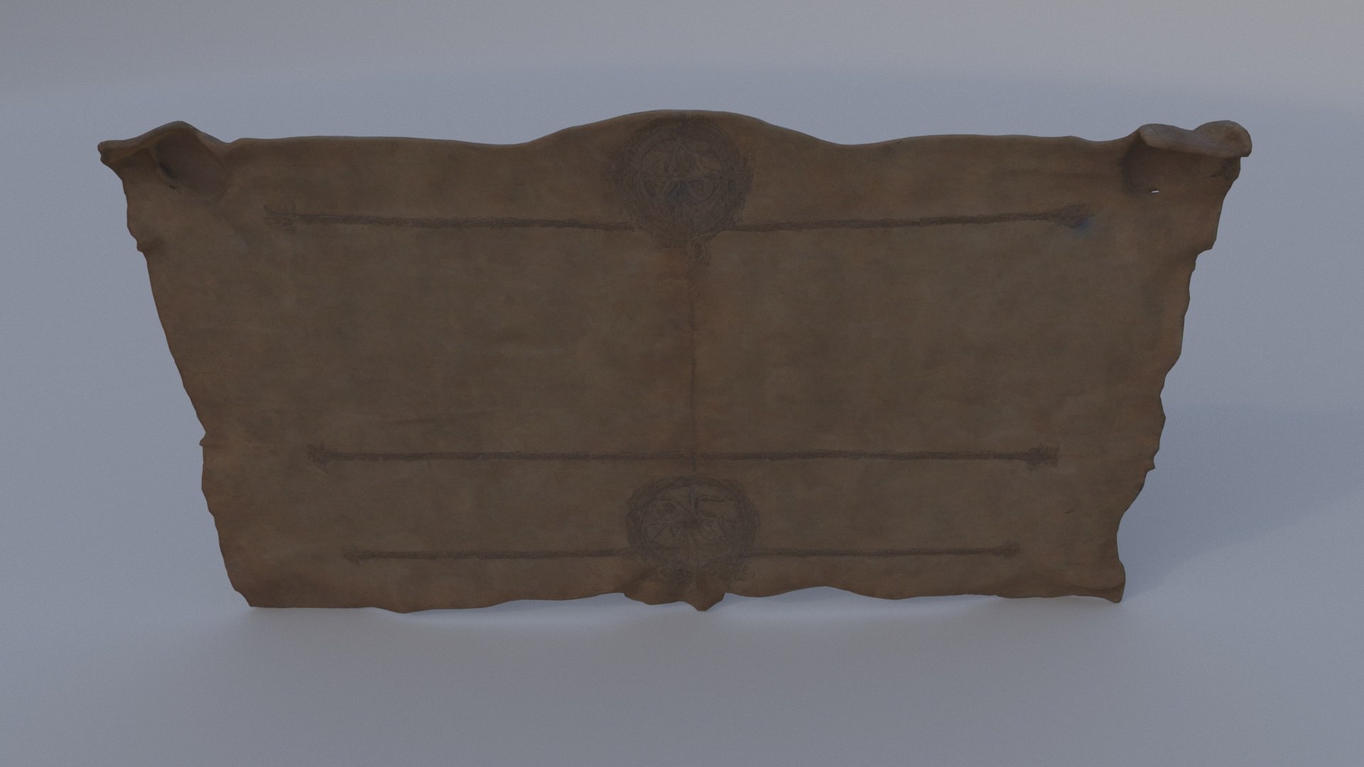 Faded Merchant Guild Charter 3D Model - TurboSquid 2327275