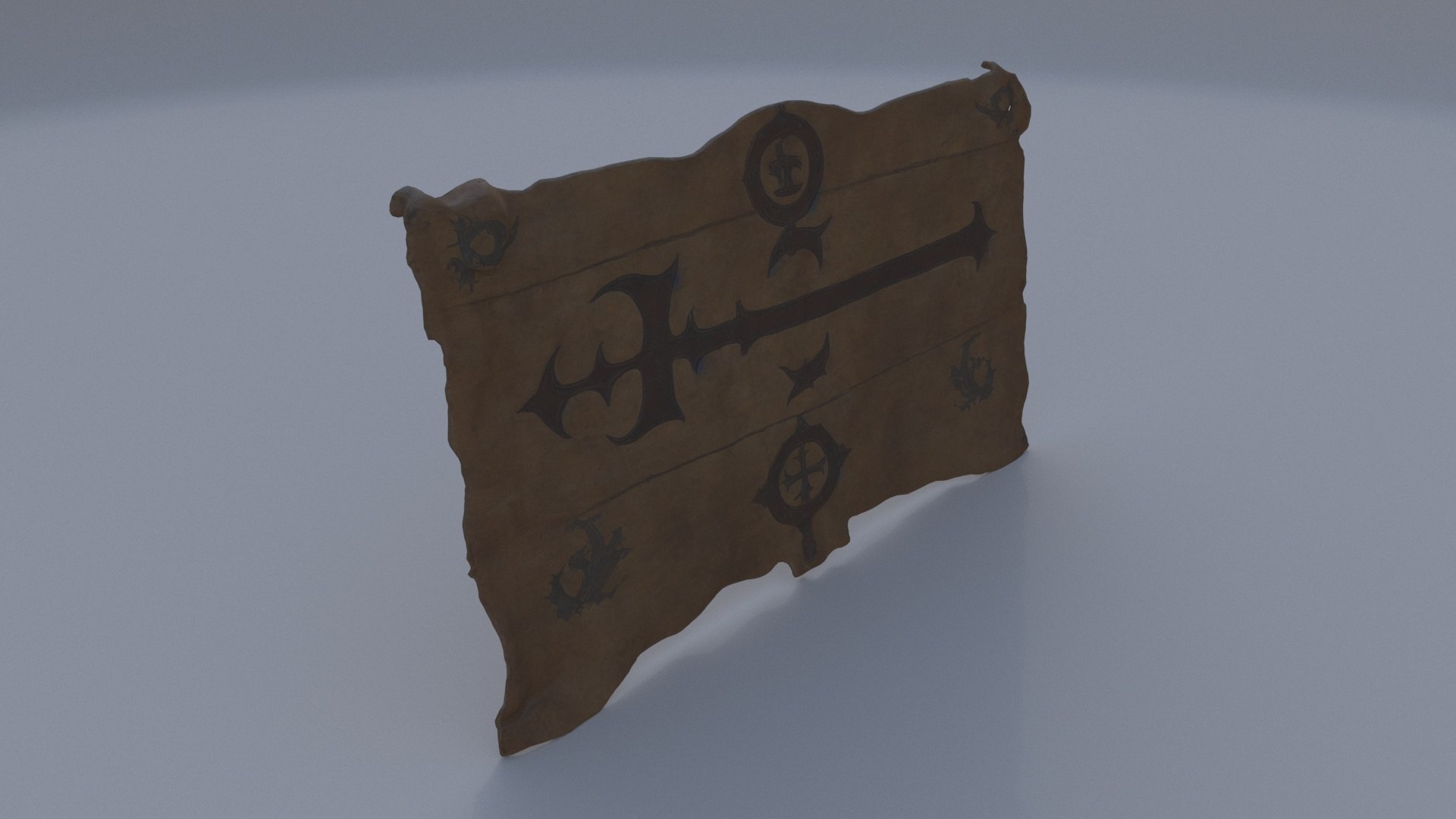 Faded Merchant Guild Charter 3D Model - TurboSquid 2327275