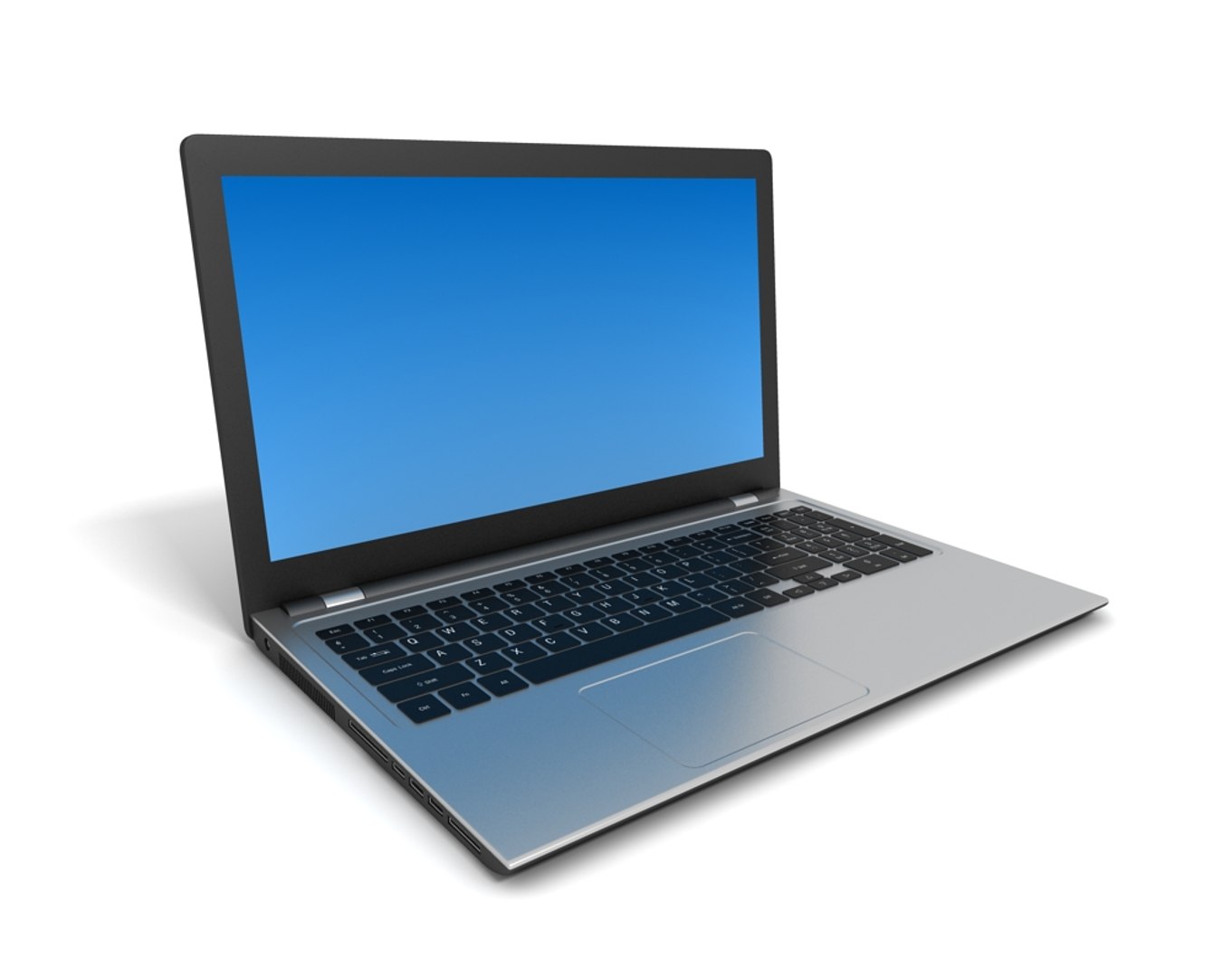 3d Generic Laptop Computer Model