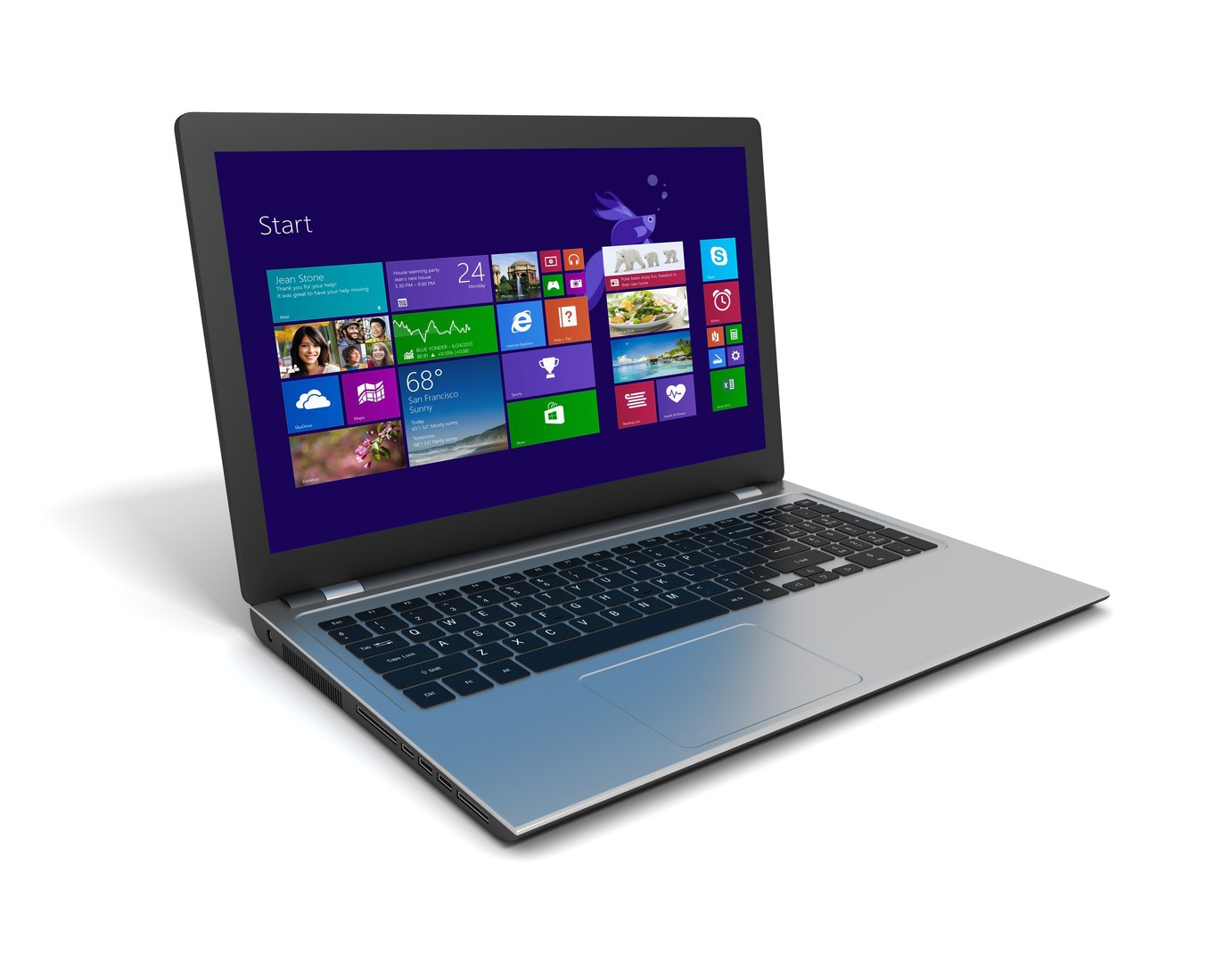 3d Generic Laptop Computer Model