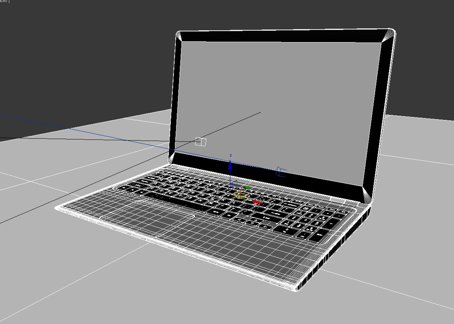 3d Generic Laptop Computer Model