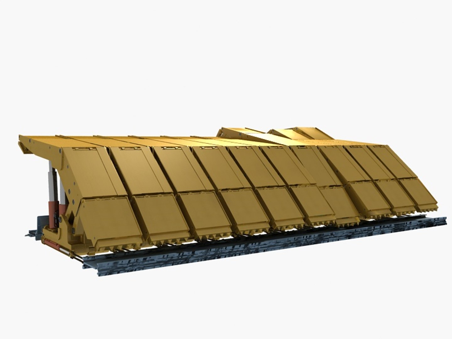 3D Shearer Loader Longwall Mining Model - TurboSquid 1370141