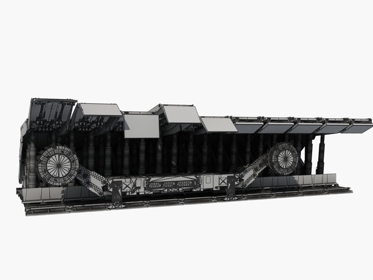3D Shearer Loader Longwall Mining Model - TurboSquid 1370141