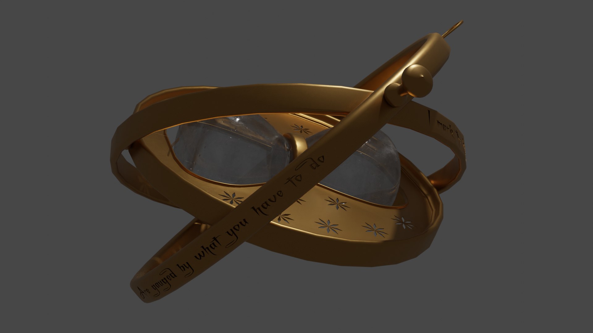 Time turner from harry potter 3D model - TurboSquid 2100201