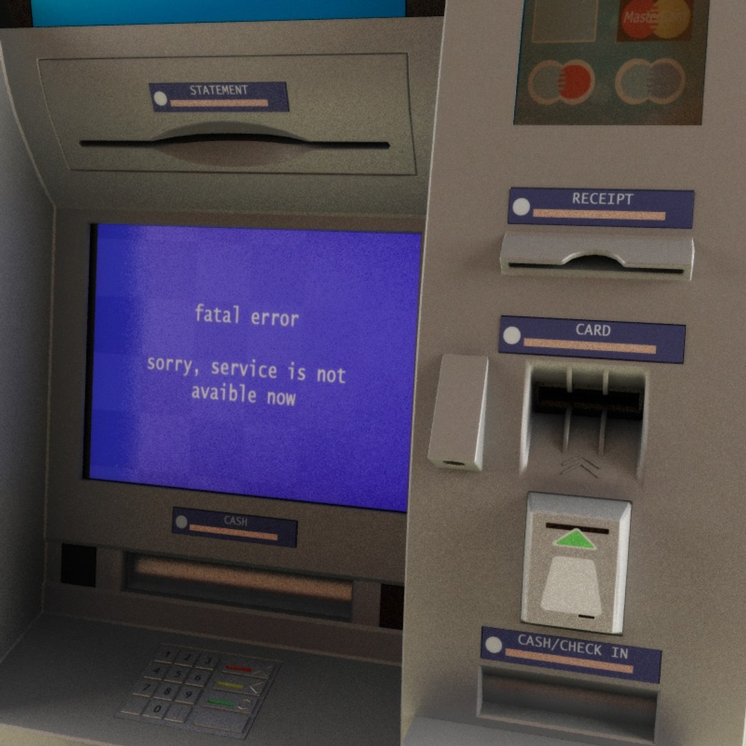3d 3ds Atm Machine Procash 2100