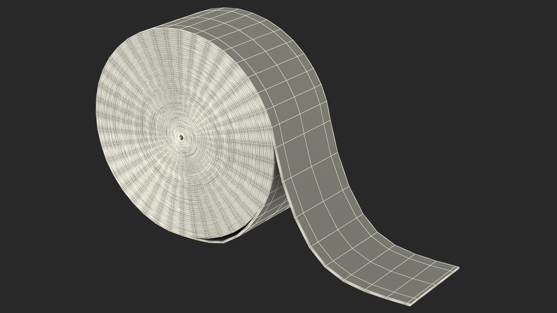 Webbing Belt Strap Roll Black 3D - TurboSquid 1841358