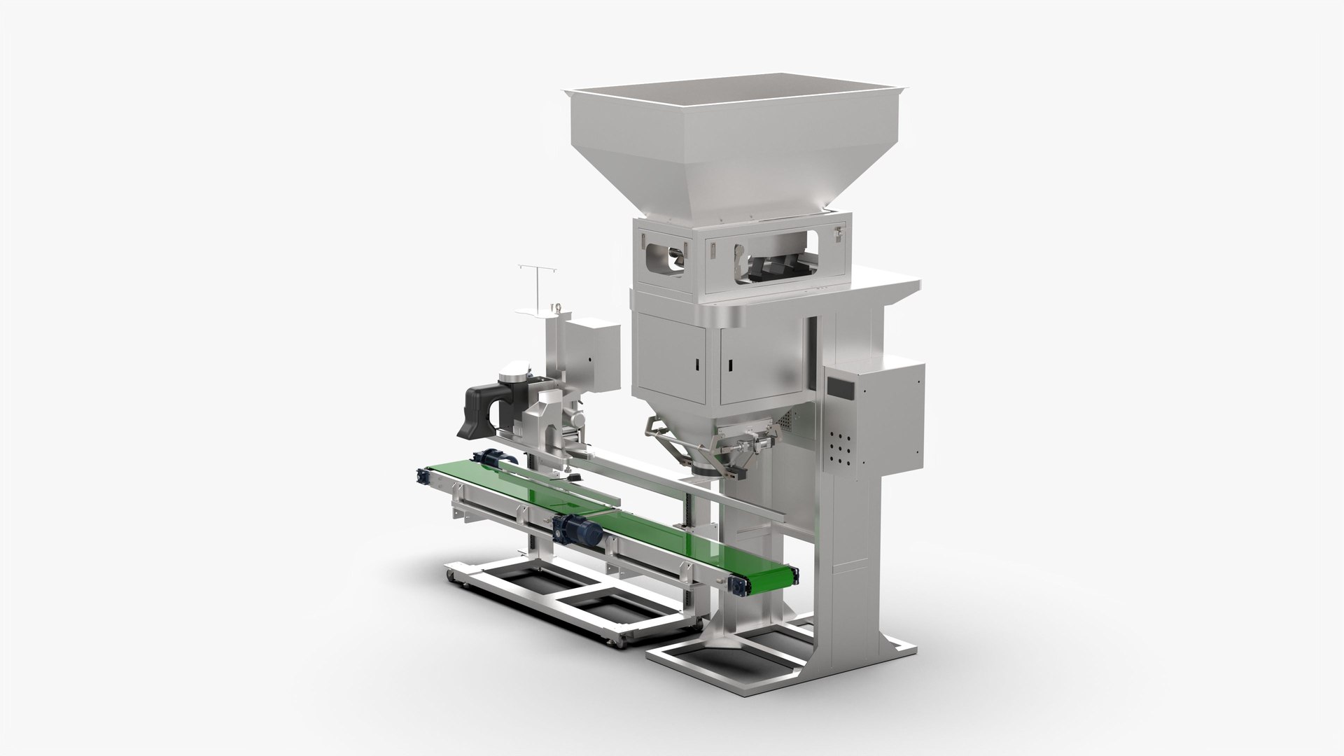 Automatic Quantitative Packaging Scale Machine 3D model - TurboSquid ...