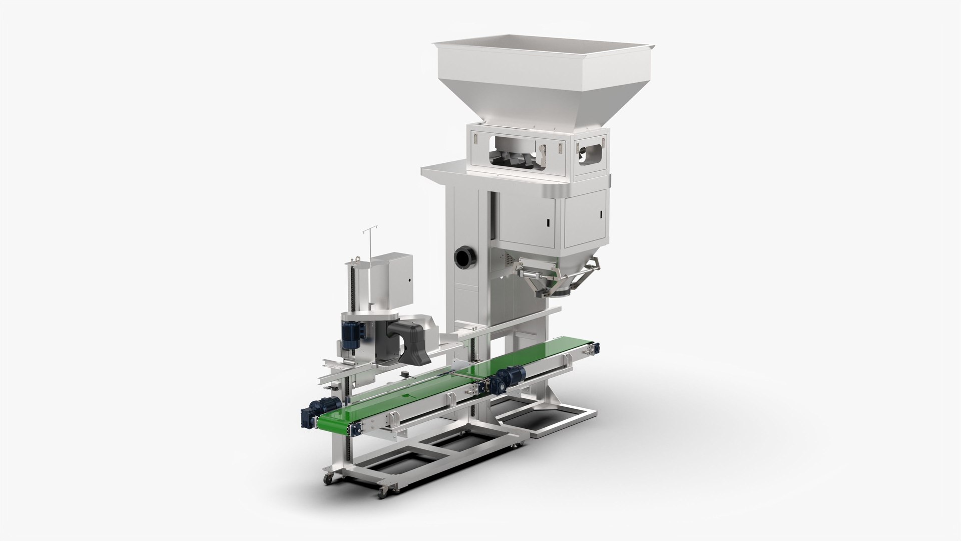 Automatic Quantitative Packaging Scale Machine 3D model - TurboSquid ...