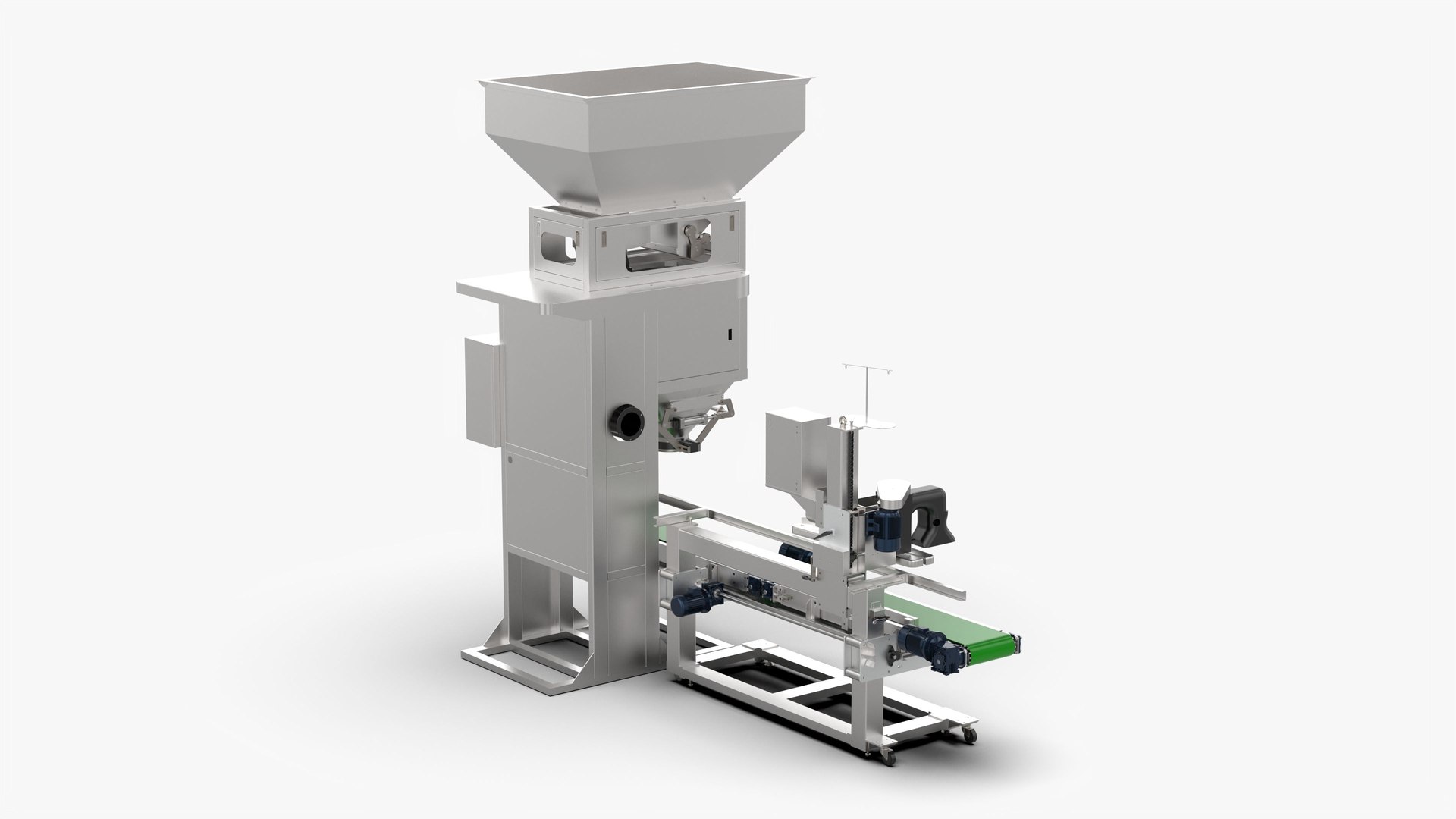 Automatic Quantitative Packaging Scale Machine 3D model - TurboSquid ...