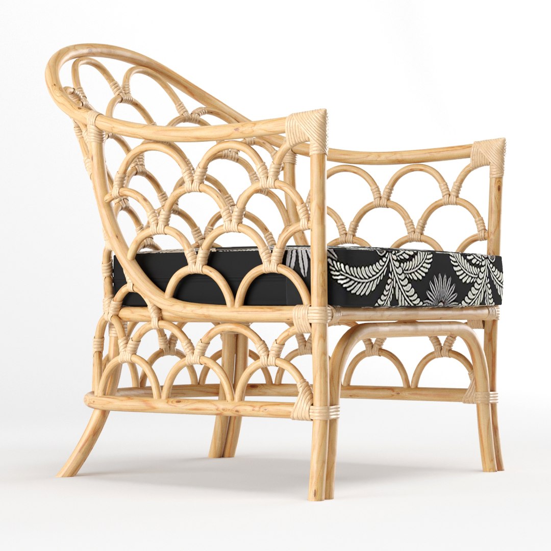 Arm chair panama 3D model - TurboSquid 1304501