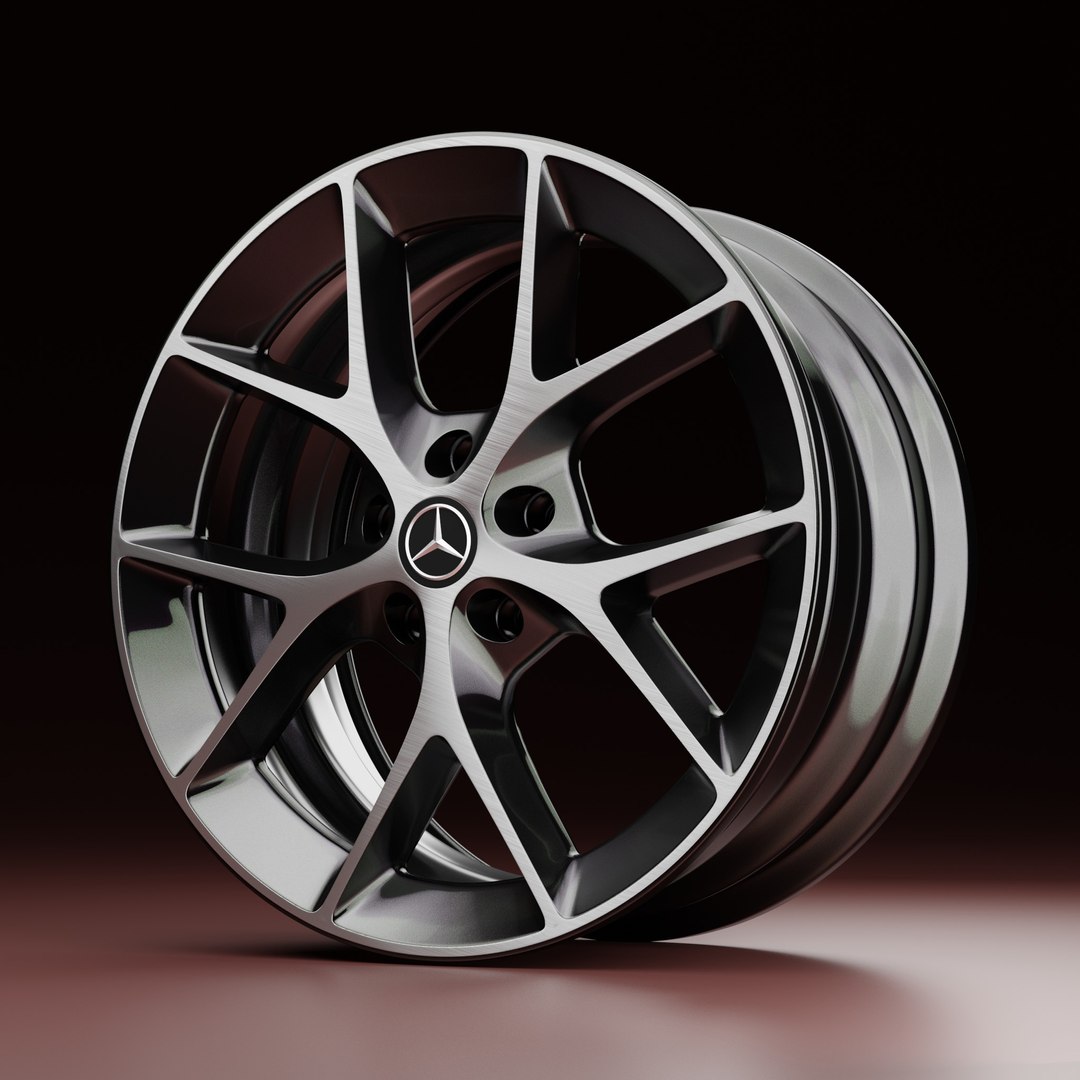 BBS SR Brushed Rims Low And High Poly 3D - TurboSquid 1747235
