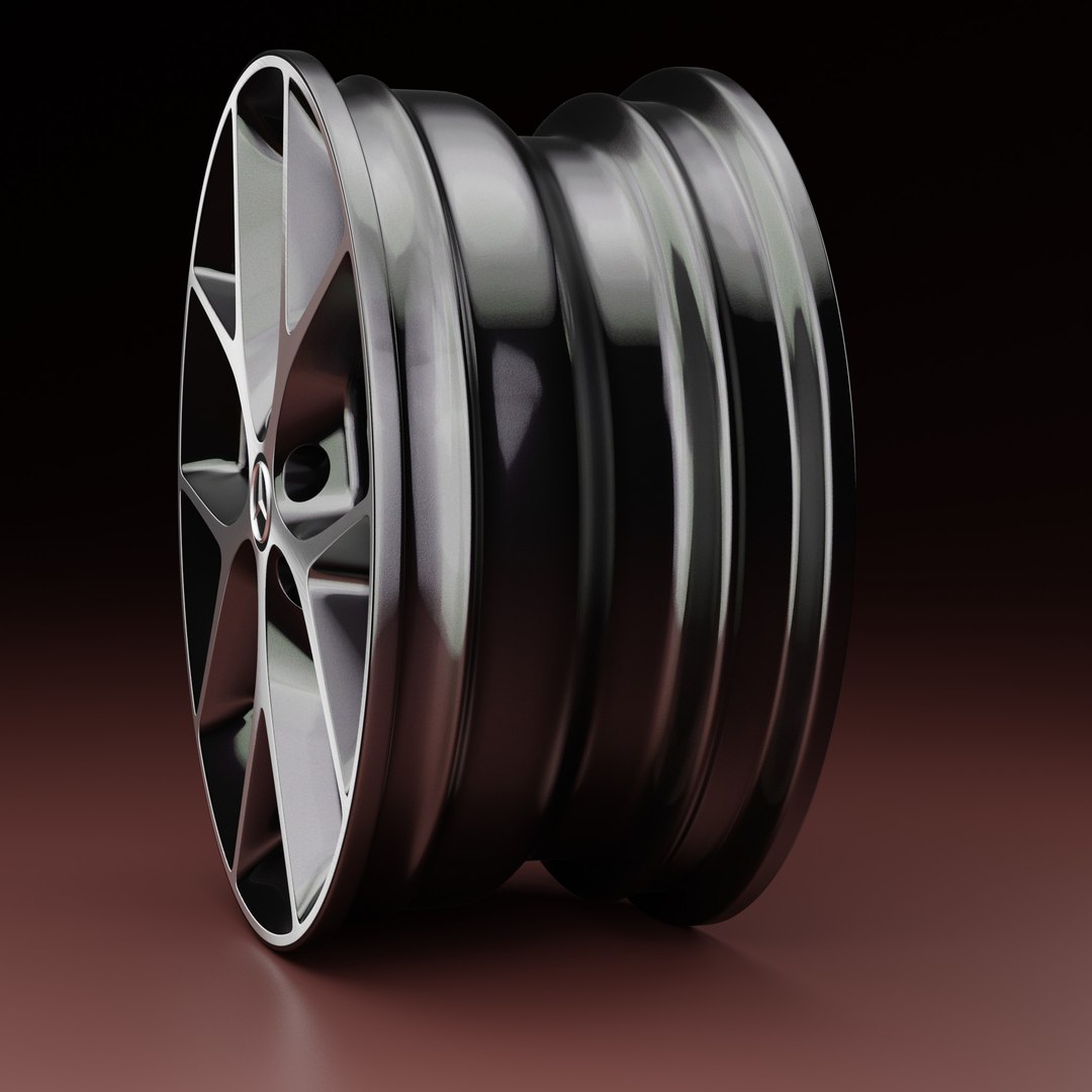 BBS SR Brushed Rims Low And High Poly 3D - TurboSquid 1747235