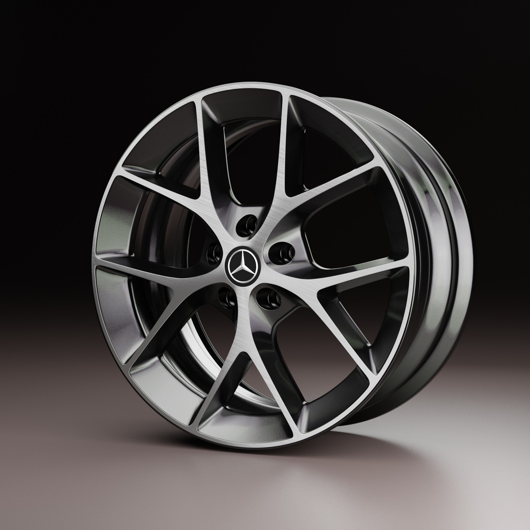 BBS SR Brushed Rims Low And High Poly 3D - TurboSquid 1747235